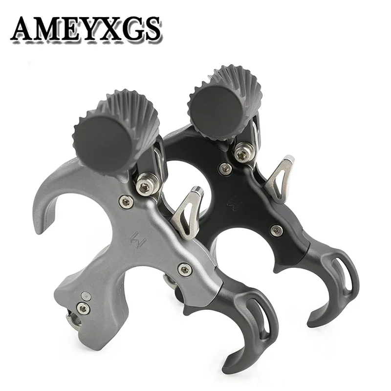 Archery-Compound-Bow-Release-Aids-Thumb-Trigger-3-Finger-Adjustable ...