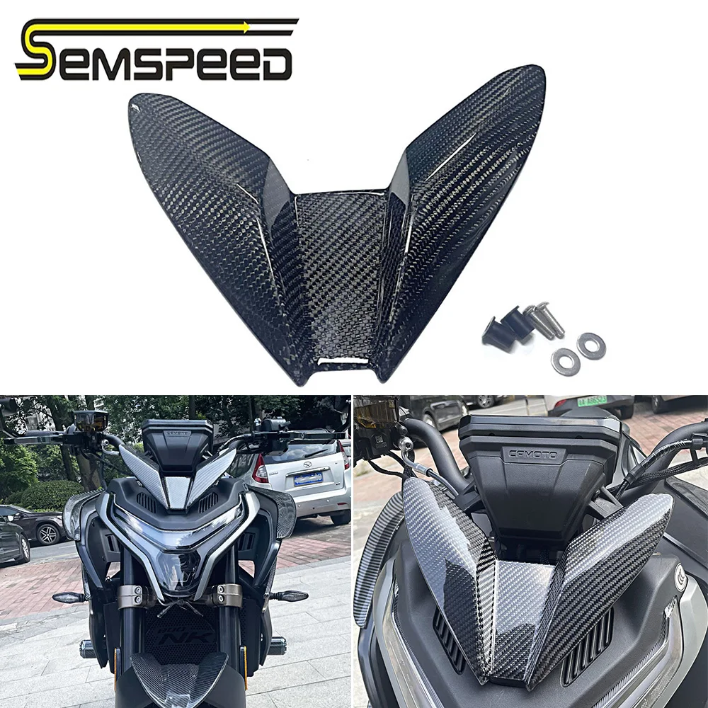 SEMSPEED-For-CFMOTO-800NK-2023-Motorcycle-Carbon-Fiber-Windshield ...