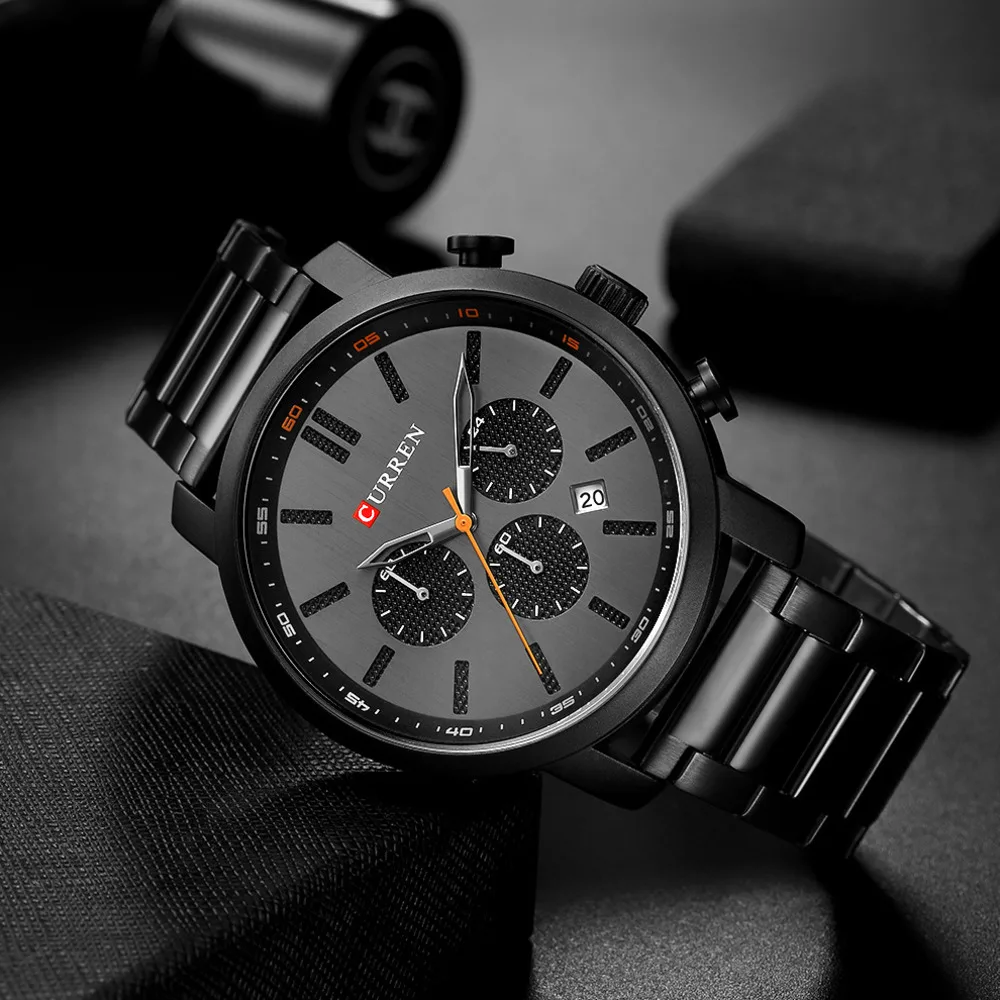 CURREN-Watch-For-Men-Top-Brand-Quartz-WristWatches-Simple-Multi ...