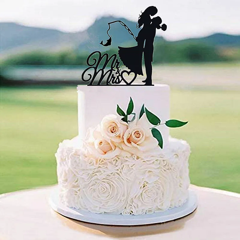 Unique Wedding Cake Toppers Bride And Groom