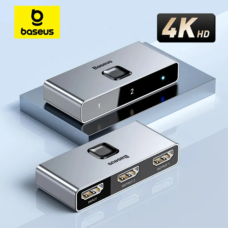 Baseus HDMI Switcher 4K 60Hz for 8.28 USD without coupon (Best price in ...