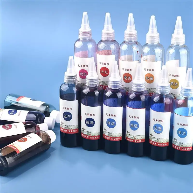 1-Bottled-Fabric-Dye-Clothing-Refurbished-Tie-Dye-Pigment-Add-Water-To ...