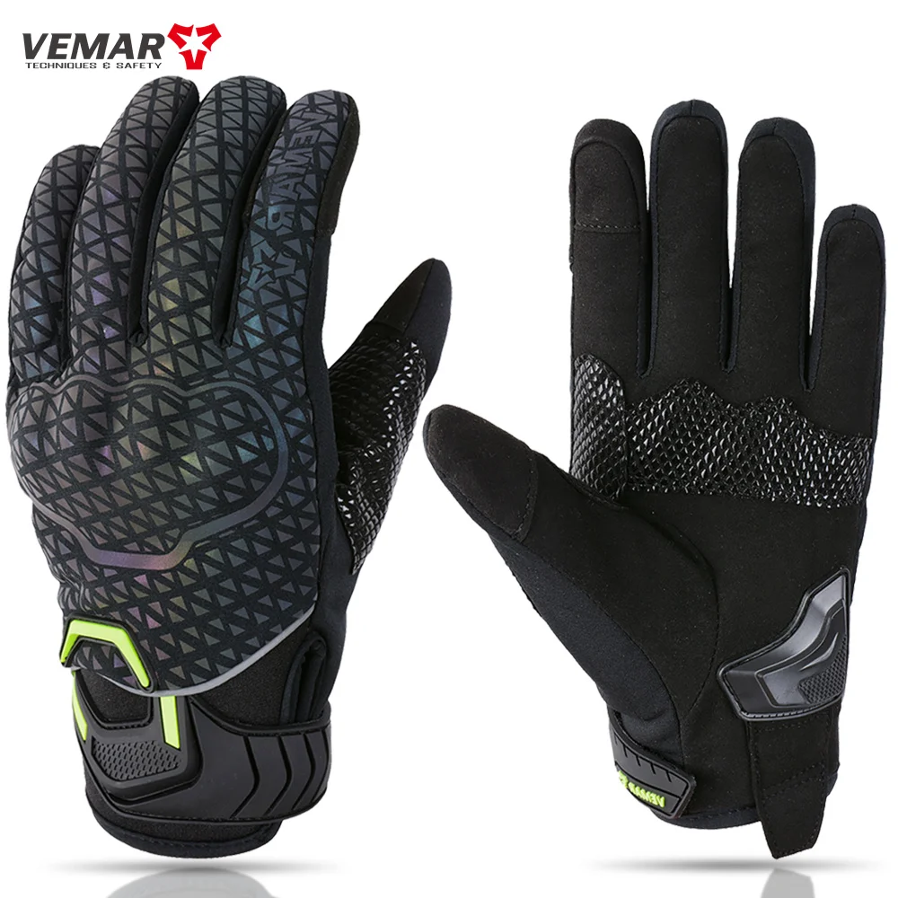 VEMAR-Winter-Warm-Motorcycle-Gloves-Windproof-Reflective-Moto-Gloves ...