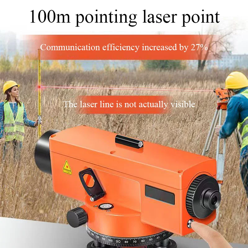 38X Automatic Leveling Leveler Surveying And Mapping Measurement Level ...