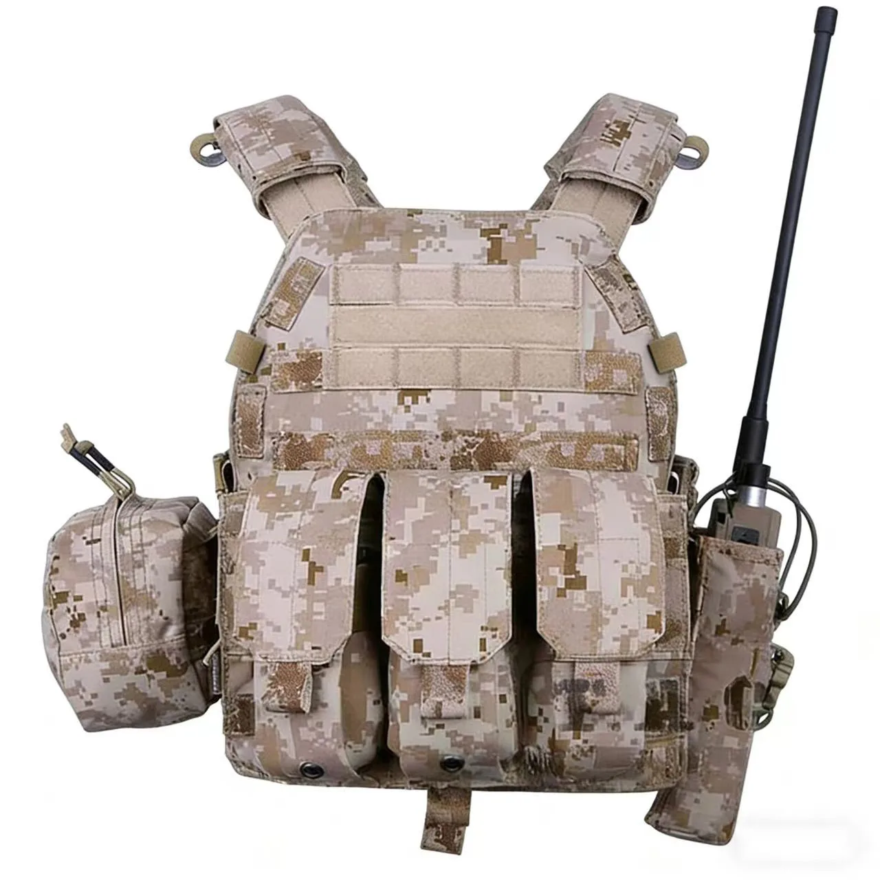 LBT-6094A Men's AOR1 Tactical Combat Vest Military Style MOLLE Modular ...