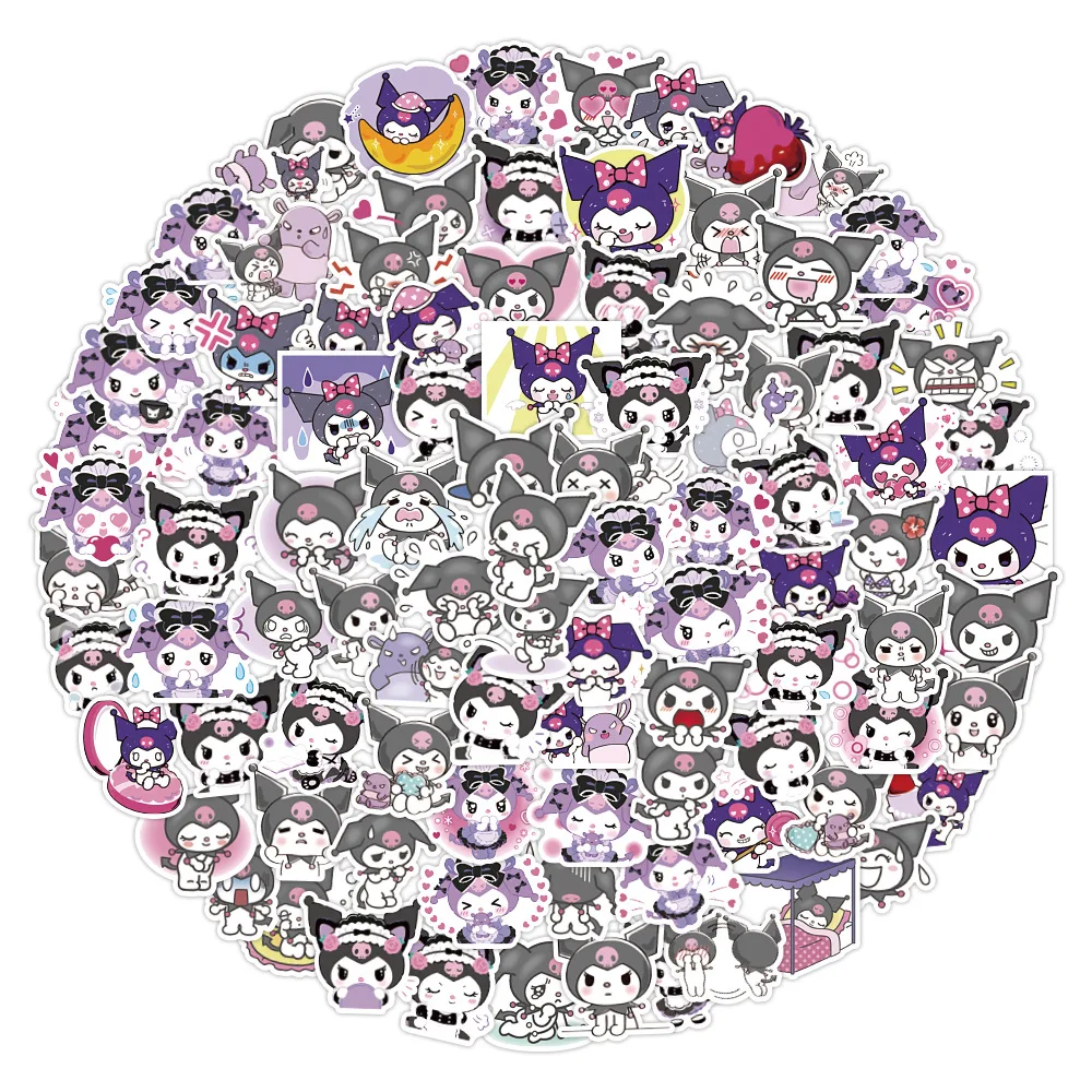 Dog Stickers 50-Pack Kuromi Stickers - Waterproof Kawaii Vinyl Decals ...