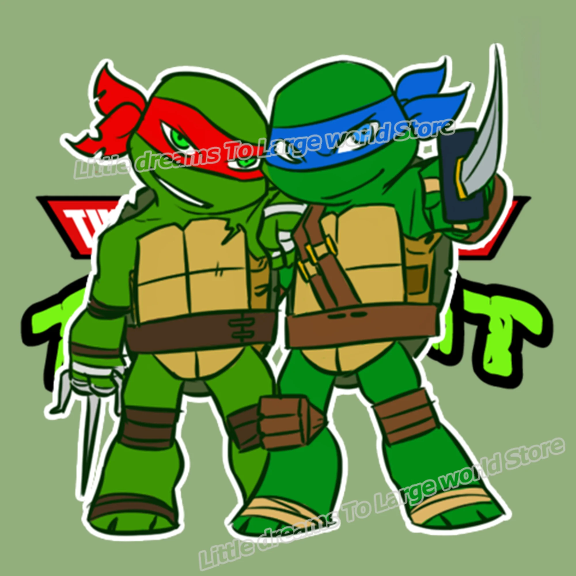 Chibi Girl Ninja Turtles