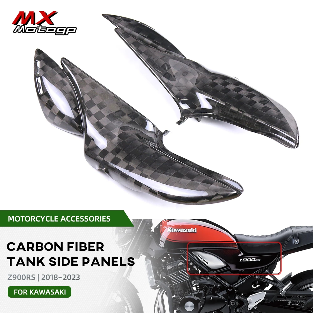 12K-Full-Carbon-Fiber-Fuel-Tank-Side-Panels-Cover-For-KAWASAKI-Z900RS ...