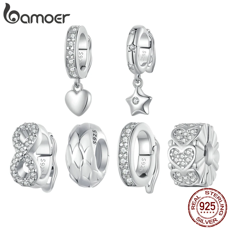 Bamoer-925-Sterling-Silver-Infinite-Love-Buckle-Spacer-Bead-Heart-Shaped-Silicone-Clasp-for ...
