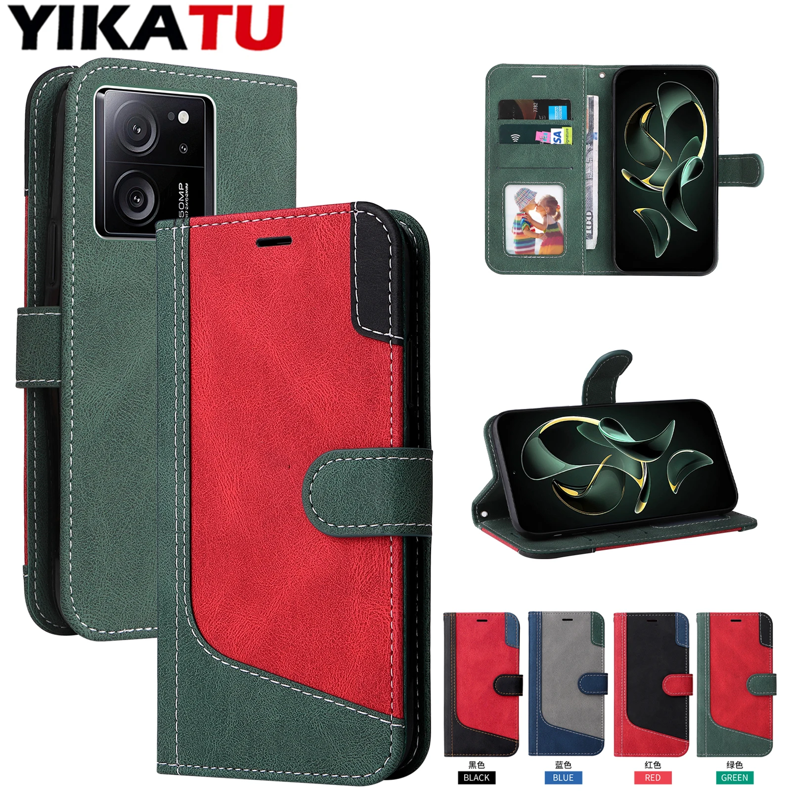 Kickstand Leather Wallet Case For Xiaomi Poco X6 X5 X4 Pro 5G X3 NFC M7 ...