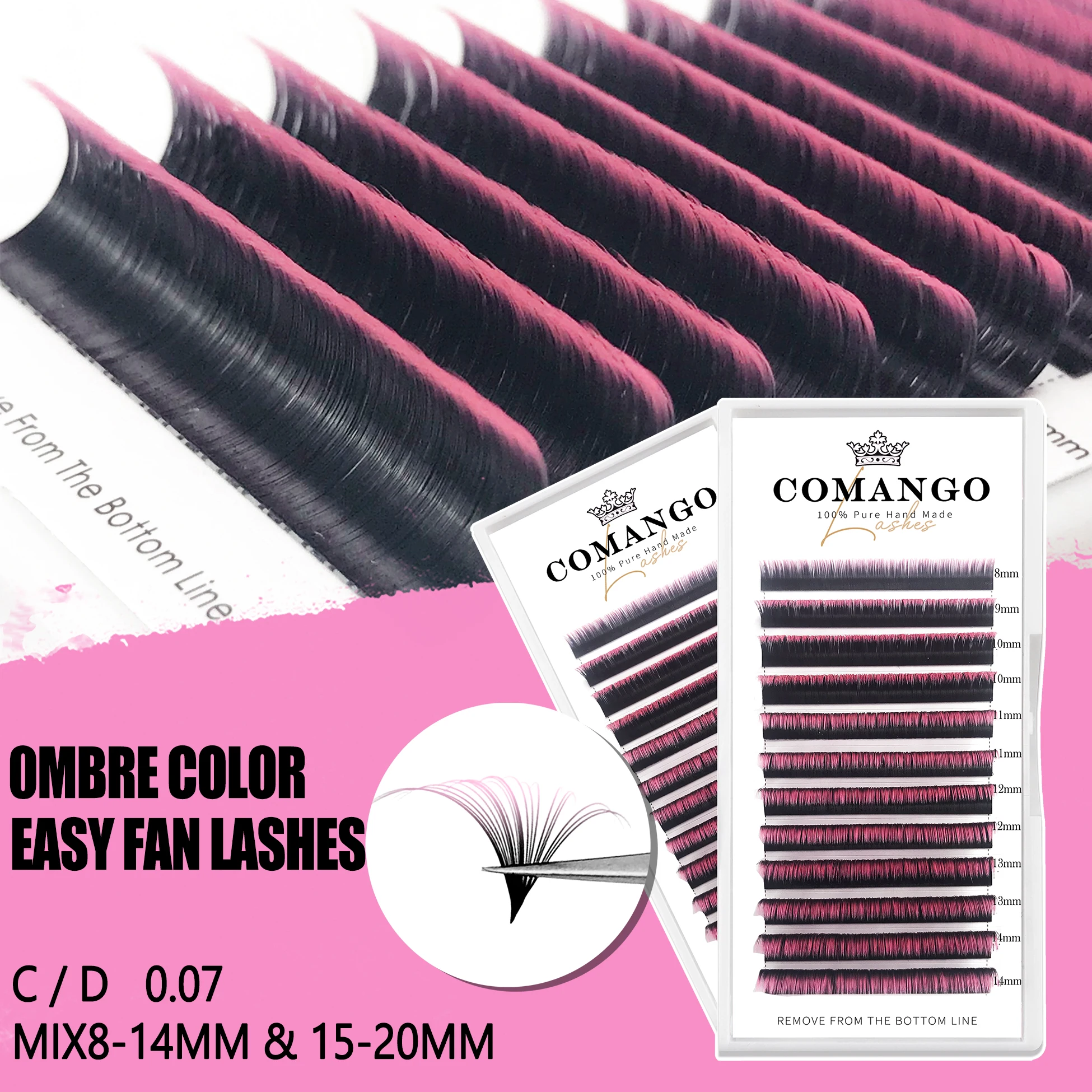 C-D-Curl-extensiones-de-pesta-as-individuales-color-vis-n-Premium-f-cil ...