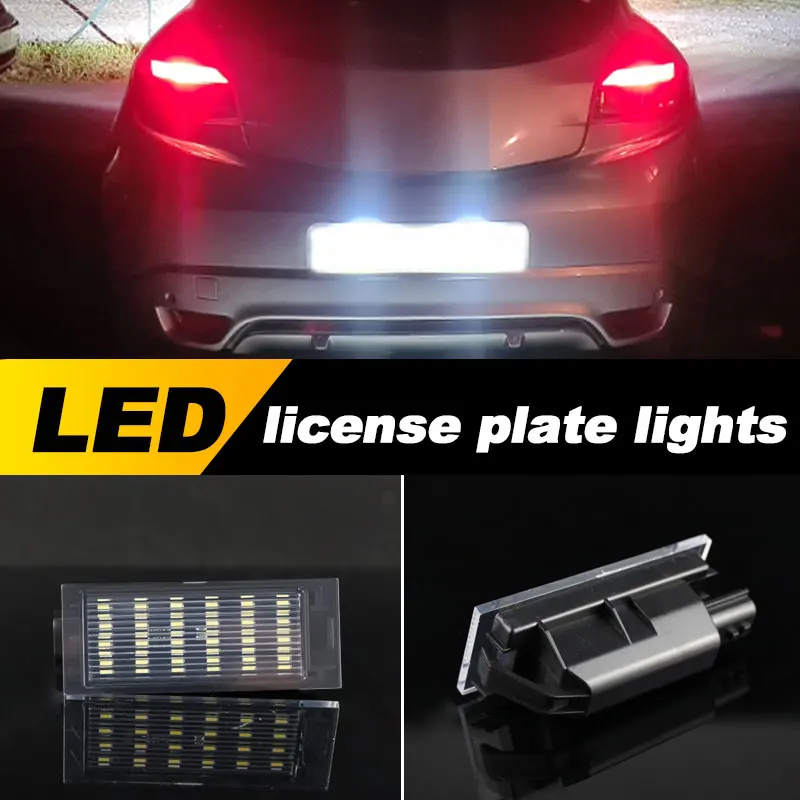 2pcs-LED-Number-License-Plate-Light-for-Renault-Clio-Laguna-2-Megane-3 ...