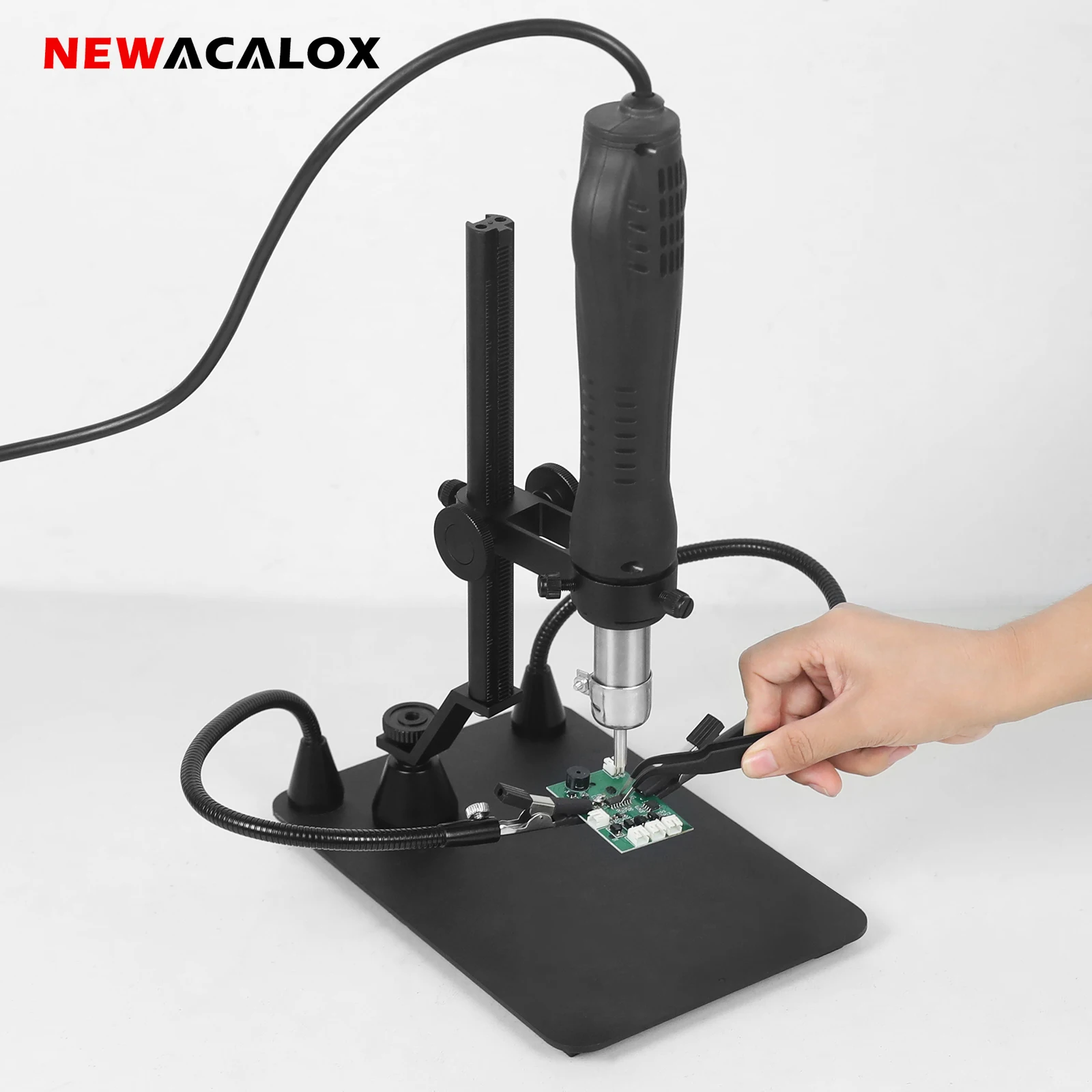NEWACALOX-Magnetic-Flexible-Arm-PCB-Board-Fixed-Clip-Soldering-Third ...
