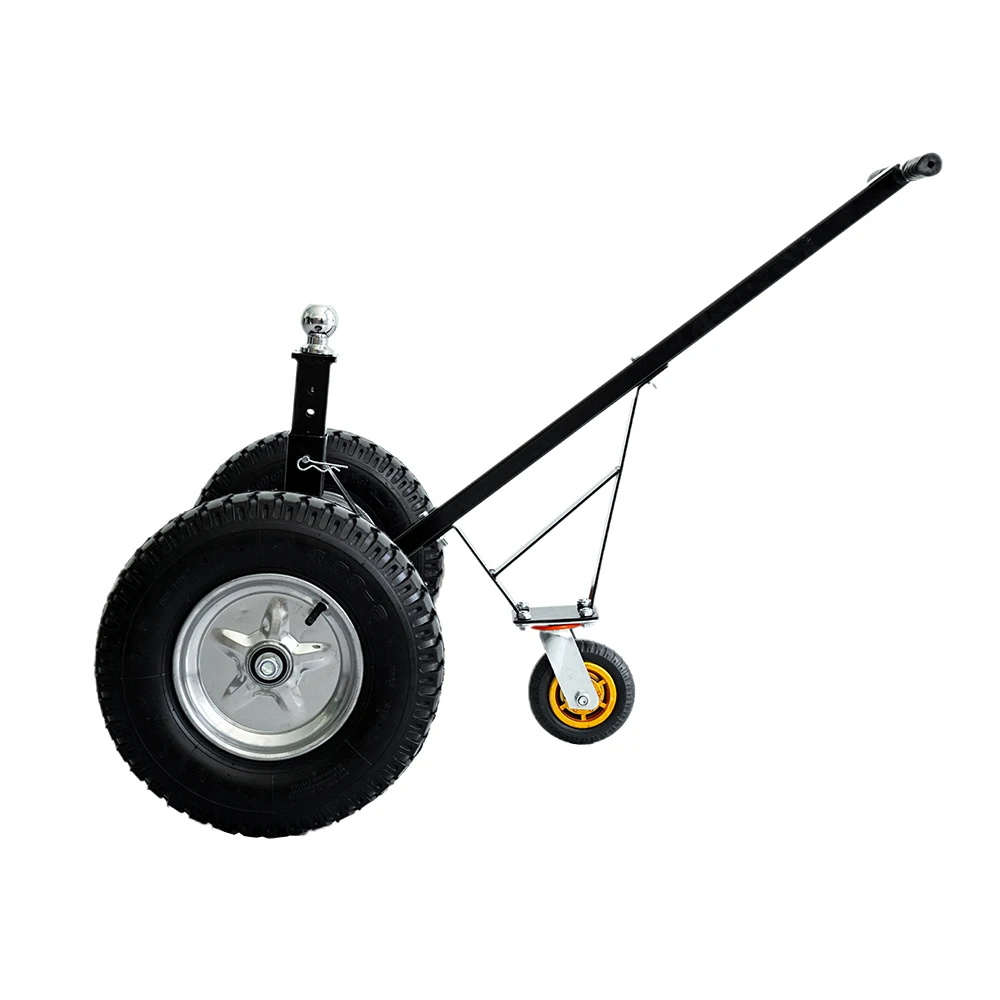 Moving Car RV Boat Trailer with Hitch Ball Solid Tires Adjustable Heavy ...