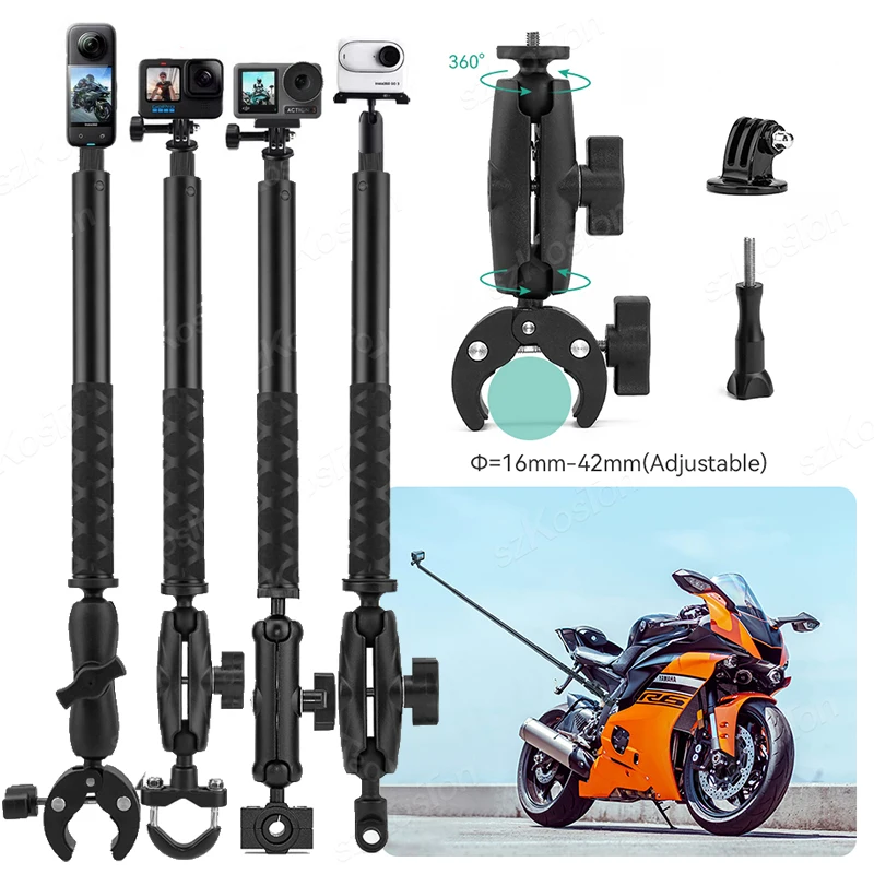 Motorcycle-Bicycle-Camera-Holder-Handlebar-Mount-Bike-Bracket-for-GoPro ...