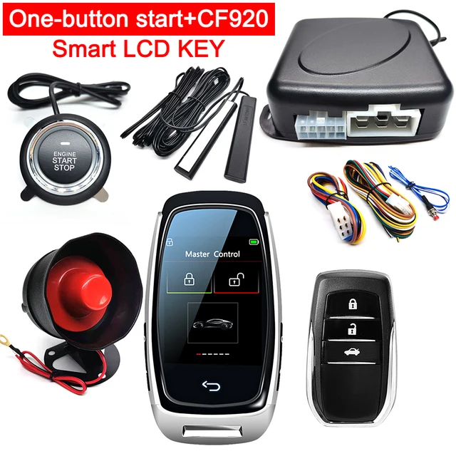 APP Control Automatic Start Stop Engine Keyless Entry Alarms System ...