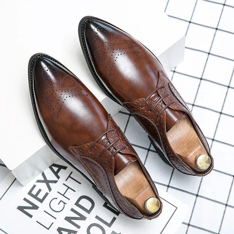High-Quality-Classic-Business-Mens-Dress-Shoes-Fashion-Elegant-Formal ...