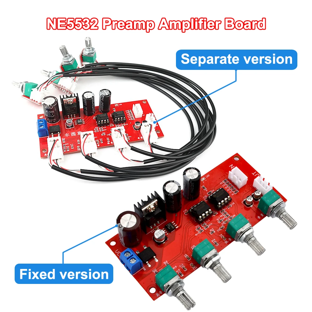 NE5532-Preamp-Amplifier-Board-HIFI-Stereo-Volume-Tone-Control-Pre-amp ...