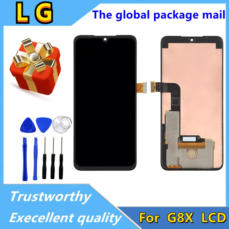 100% Test For LG G8X ThinQ LCD Display Touch Screen Digitizer Assembly ...