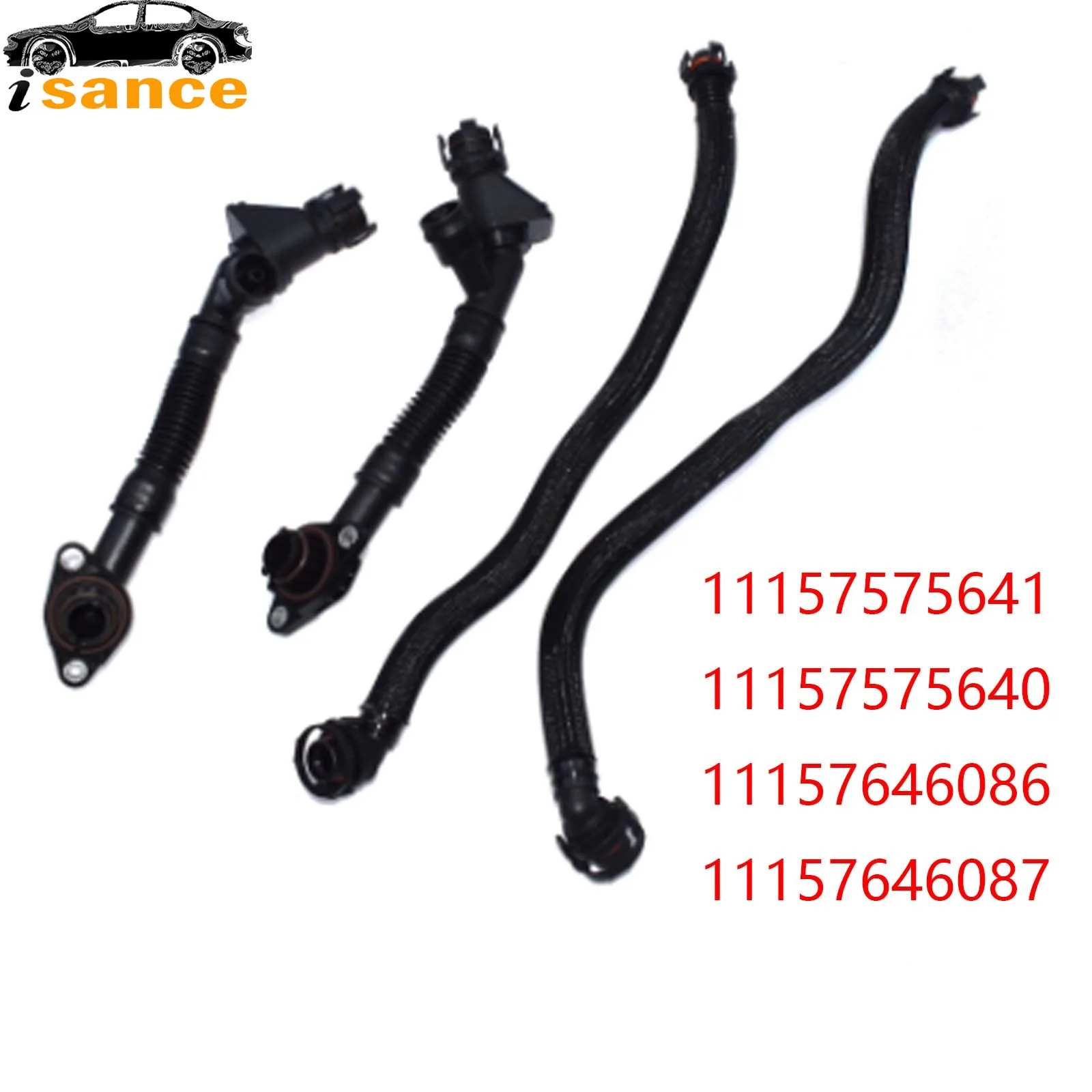 New-Left-Right-Crankcase-Breather-Valves-Hoses-For-BMW-X5-X6-550i-650i ...
