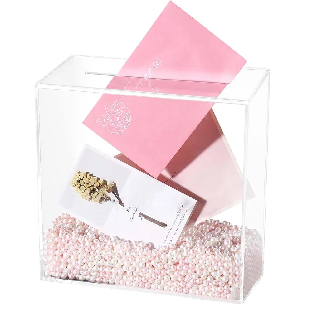 Acrylic-Card-Box-with-Slot-Clear-Envelope-Gift-Box-for-Wedding-Bridal ...