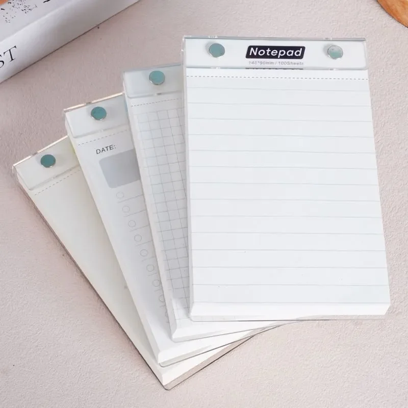 Tear-off notes with thickening acrylic notebook clip schedule plan ...