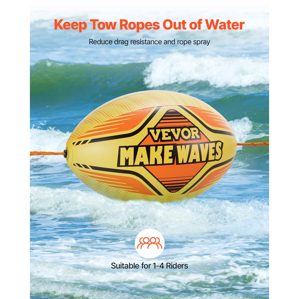 THE ROPE ZUP TOW ASSIST BALL - WATER TUBING, TOWING