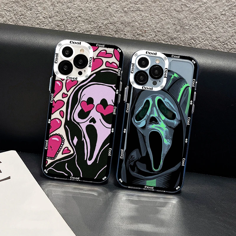 Ghostface scream caso de telefone para iphone 11 12 13 mini pro max 14 ...