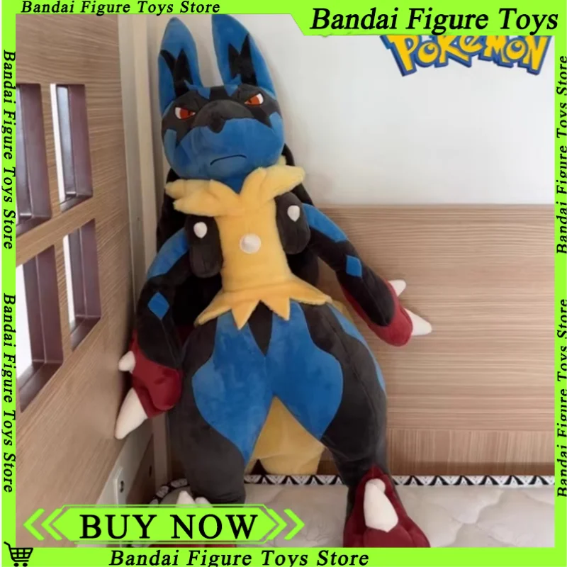 130/70cm Big Size Pokemon Lovely Lucario Plush Toys Soft Stuffed Doll ...