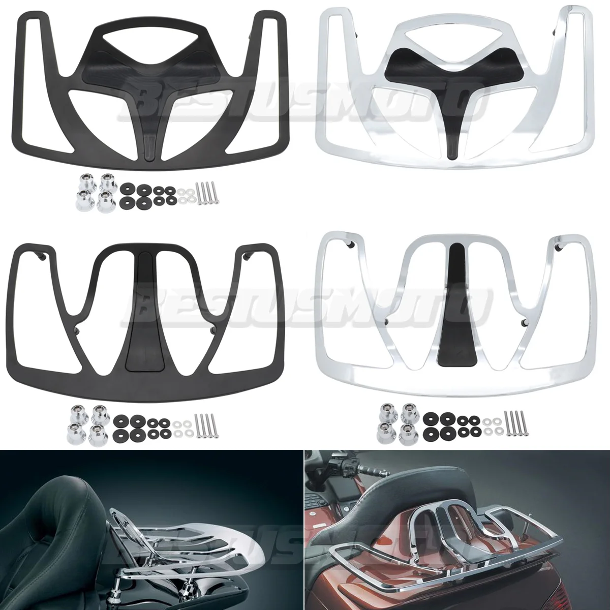 Motorcycle-Trunk-Luggage-Rack-For-Honda-Goldwing-Gold-Wing-GL1800-GL ...