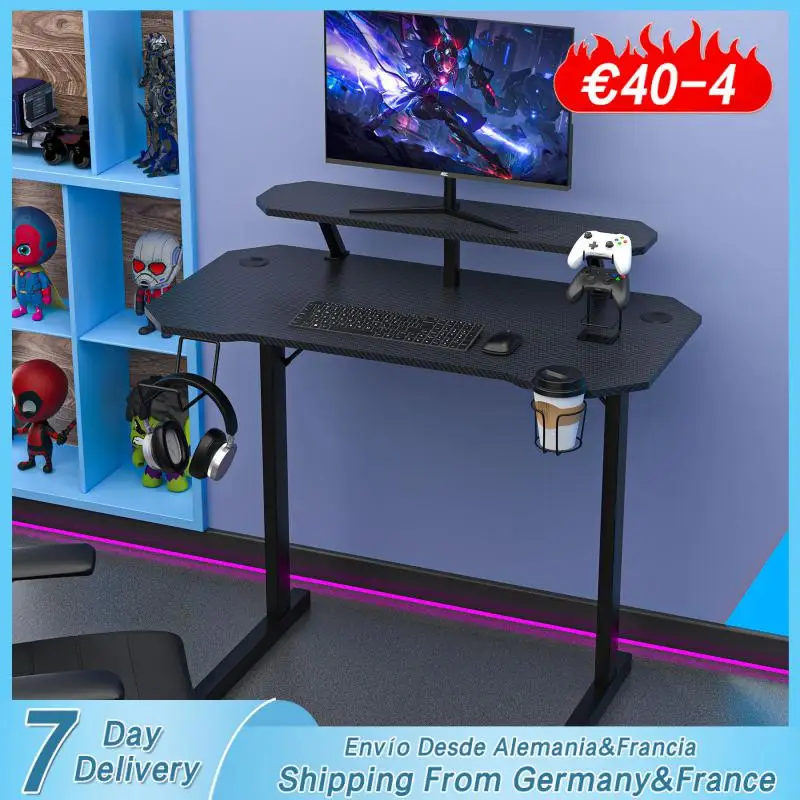 100x55x74cm-Esports-Desk-Computer-Desk-Office-Desk-With-Monitor-Bracket ...