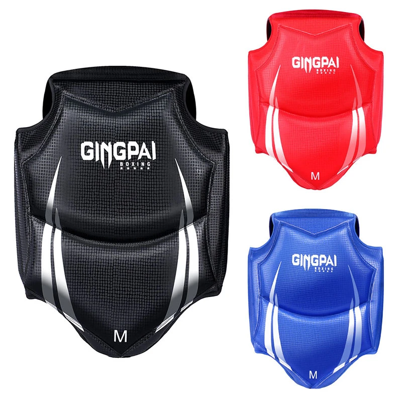 GINGPAI Boxing Solid Body Protector Chest Guard Kickboxing Martial Arts ...