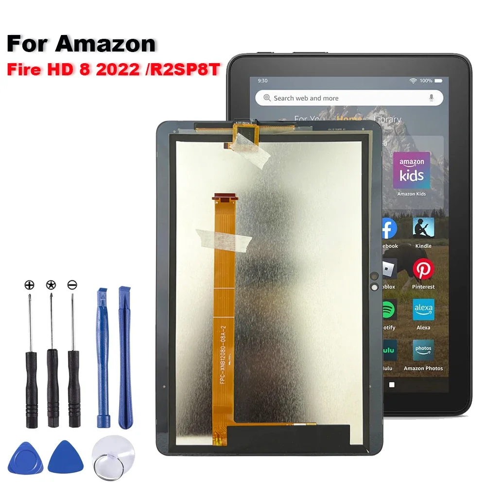 8-For-Amazon-Kindle-Fire-HD8-2022-LCD-Display-Touch-Screen-Digitizer ...