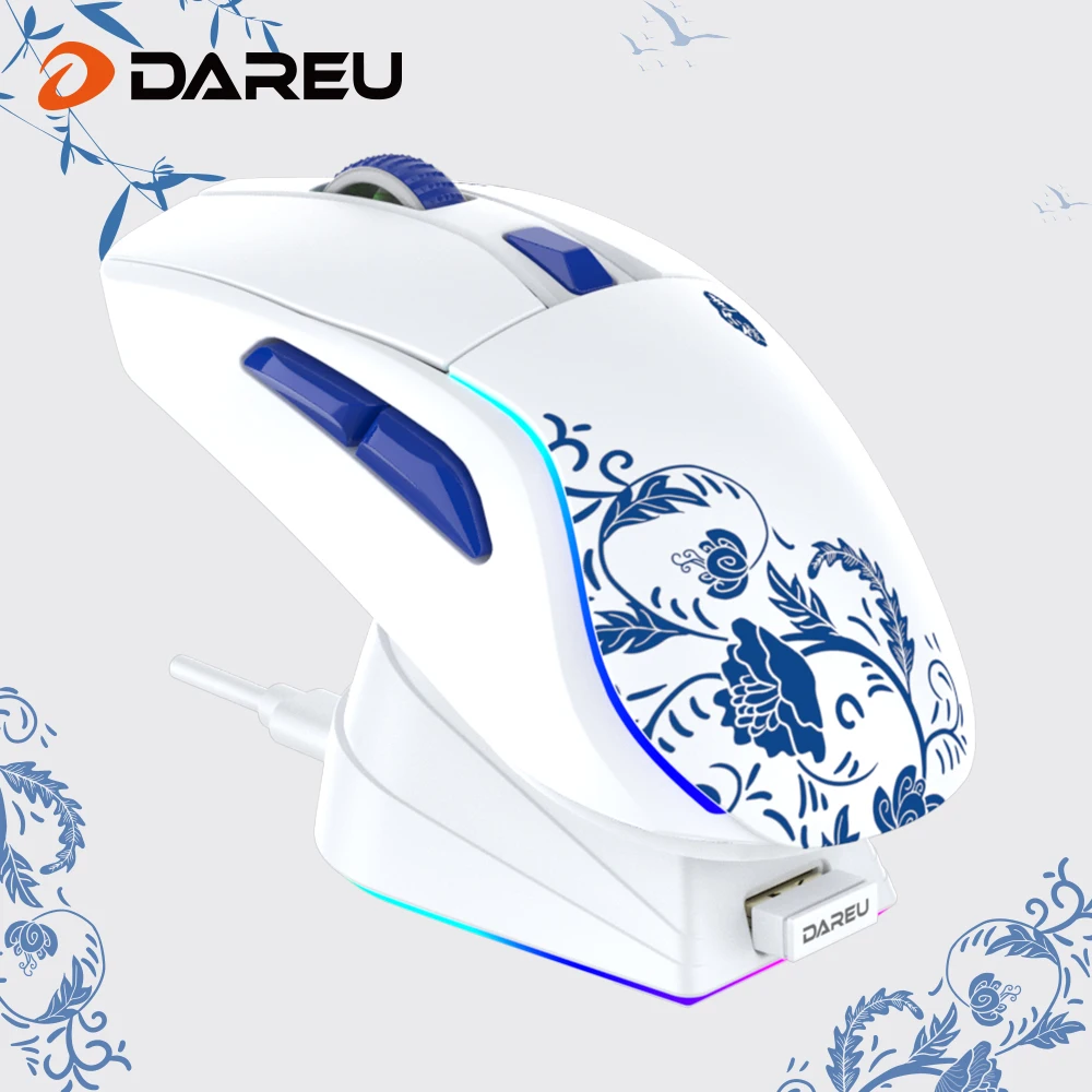 DAREU-Tri-mode-Gaming-Mouse-AIM-WL-Sensor-Bluetooth-Wired-2-4G-Mice ...