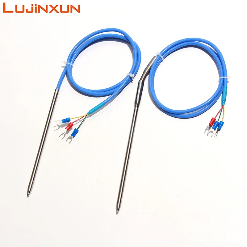 LUJINXUN-PT100-PT1000-Pointed-Stainless-Steel-Platinum-Thermistor ...