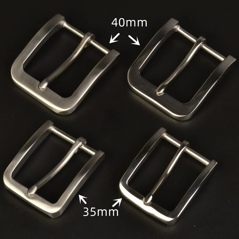 35mm 40mm Width Stainless Steel Belt Buckle Luxury Handmade Stainless ...