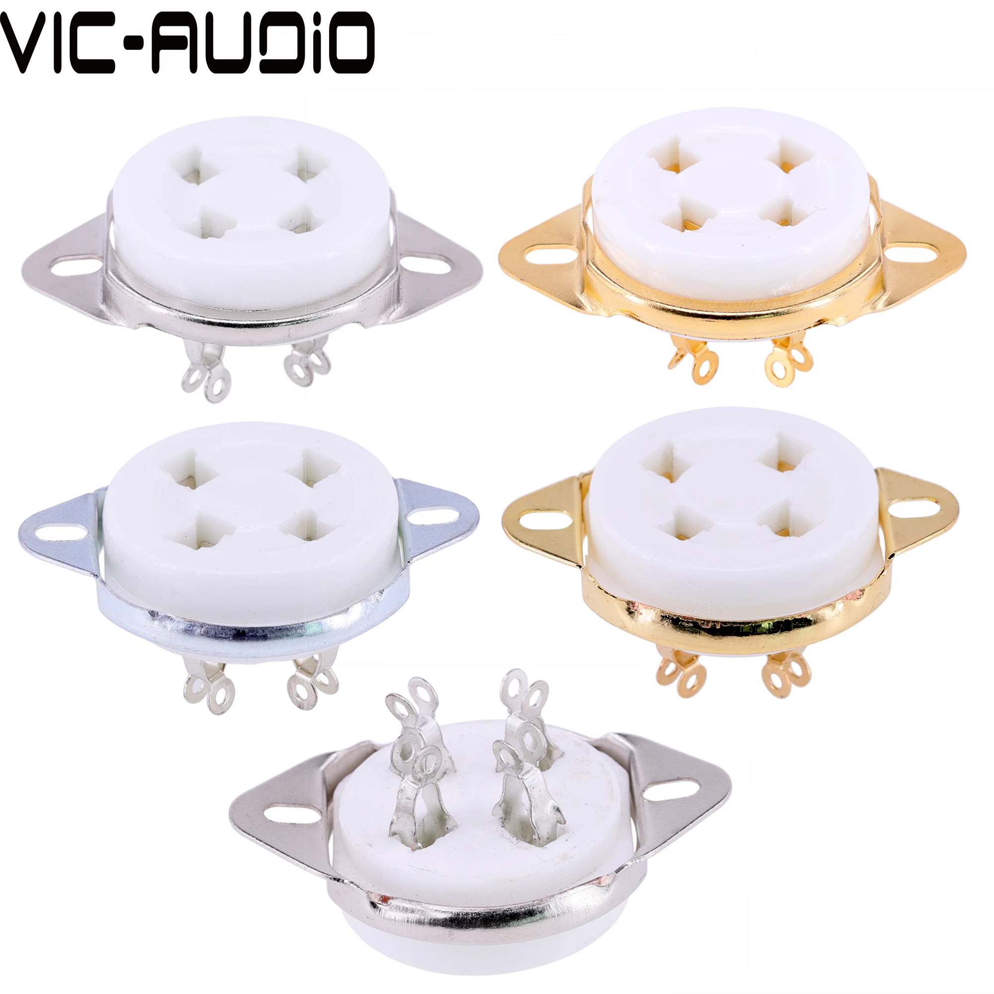 4Pin Tube Socket GZC4 2 Ceramic Vintage Valve Socket For 2A3 300B FU ...