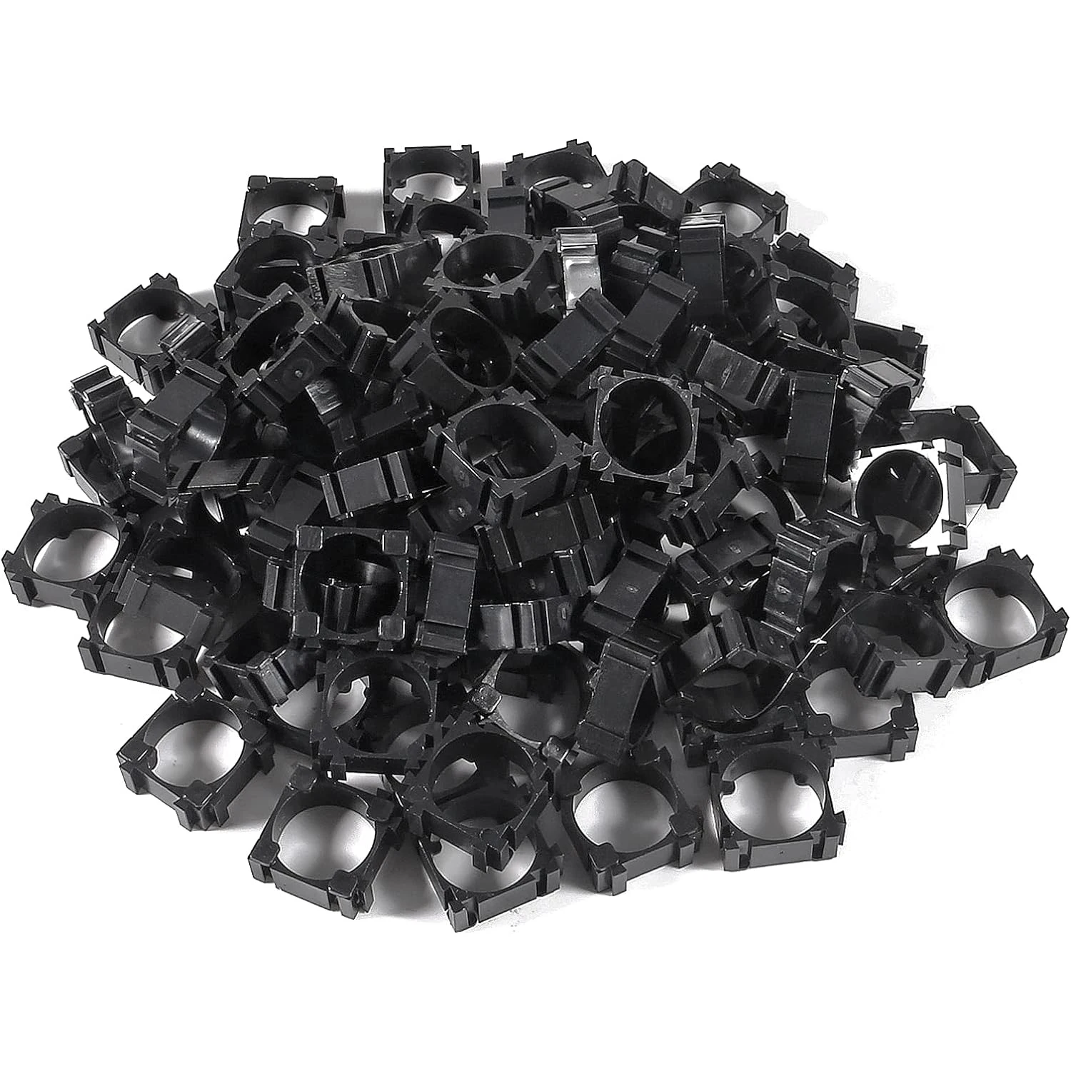 100/300Pcs 18650 Lithium Battery Holder, Plastic Battery Bracket ...
