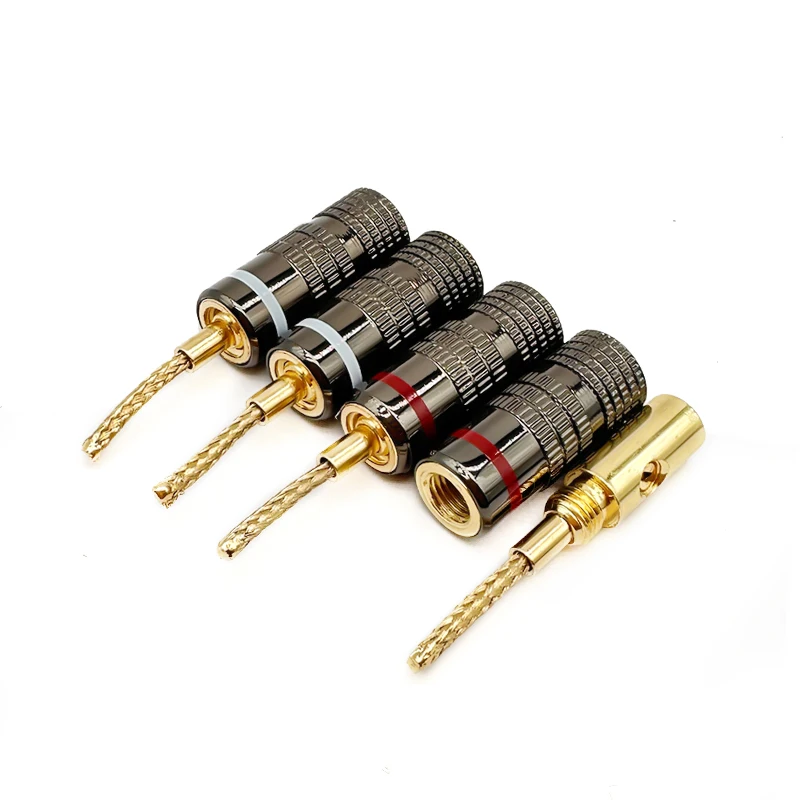 2mm-Hifi-Banana-Plug-Connector-Gold-Plated-Copper-Audio-Speaker-Cable ...