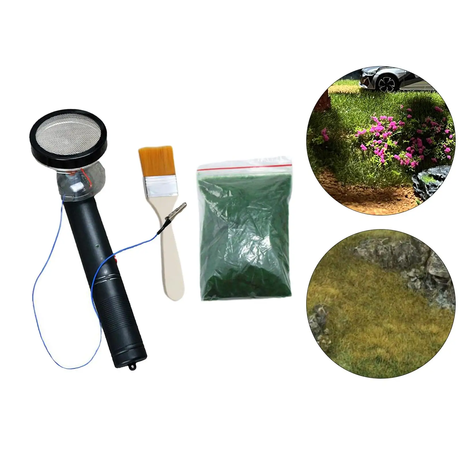 Static-Grass-Applicator-Handheld-for-Street-Building-DIY-Layout-Fairy ...