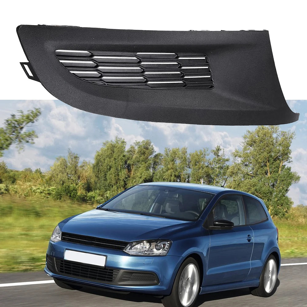 Left/Right Car Front Bumper Fog Light Grille for VW Polo Typ 6R Hatch ...
