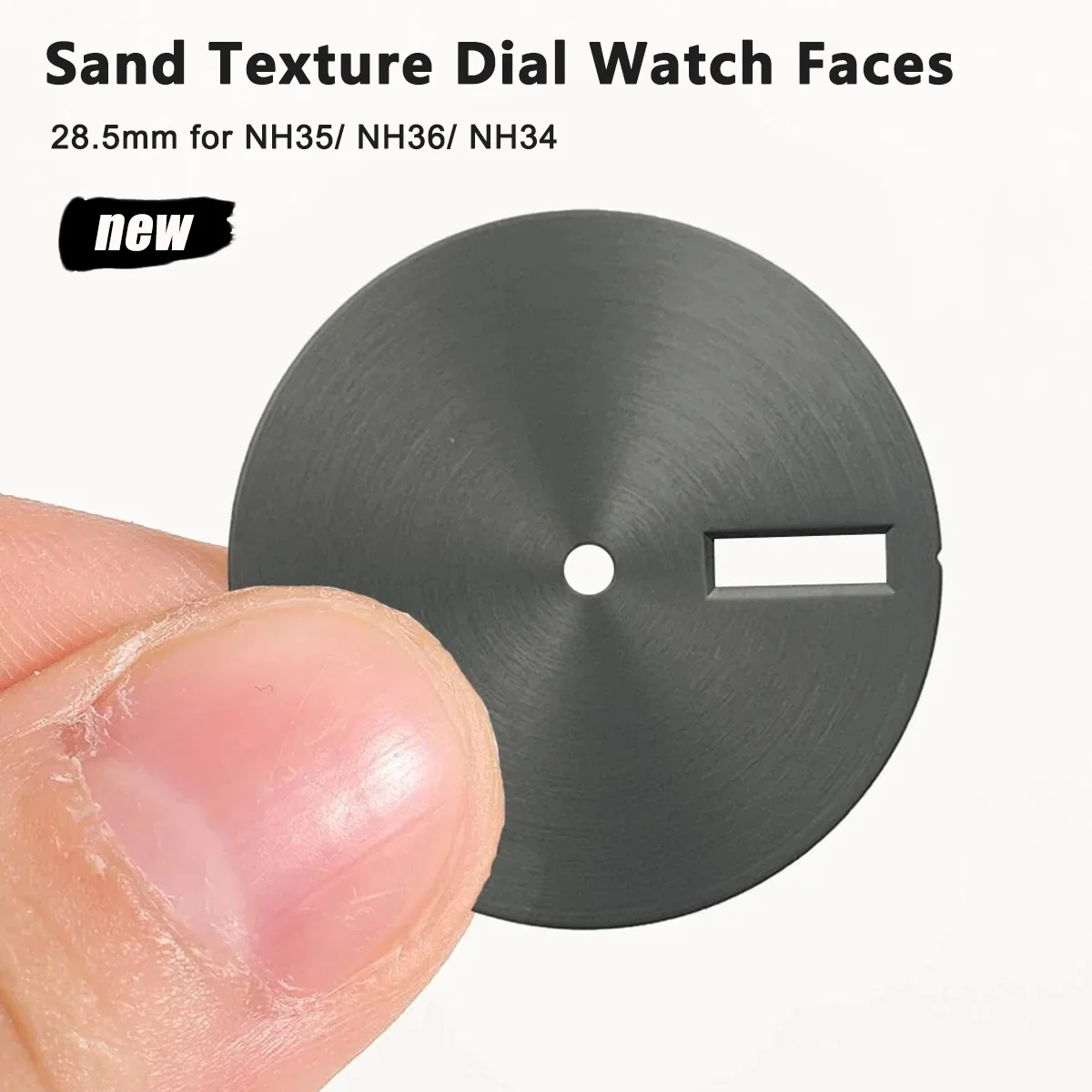 Round Sum Texture 28.5mm Watch Dial Blank Watch Faces for NH35/ NH36 ...