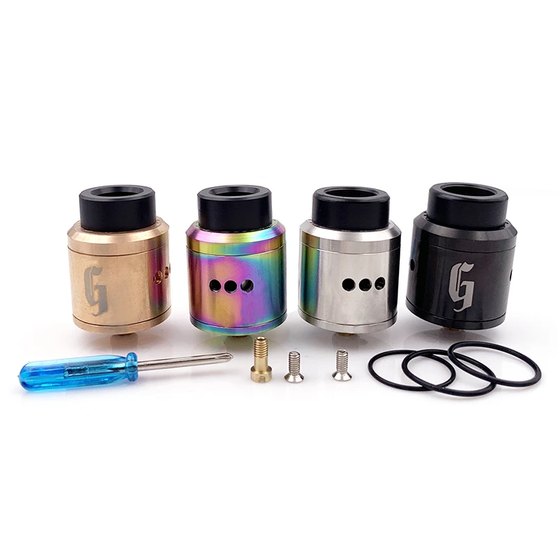 Customs Goon 25mm RDA Rebuildable Dripping Atomizer with BF Pin Dual ...