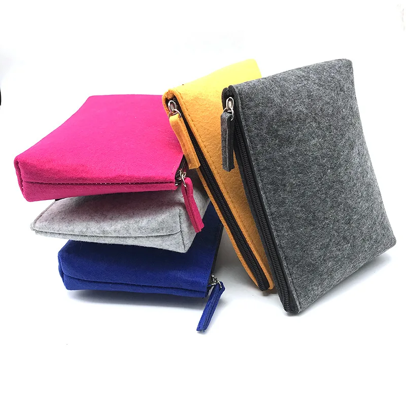 20x16cm-Felt-Travel-Gadget-Organizer-Bag-Portable-Digital-Cable-Storage ...