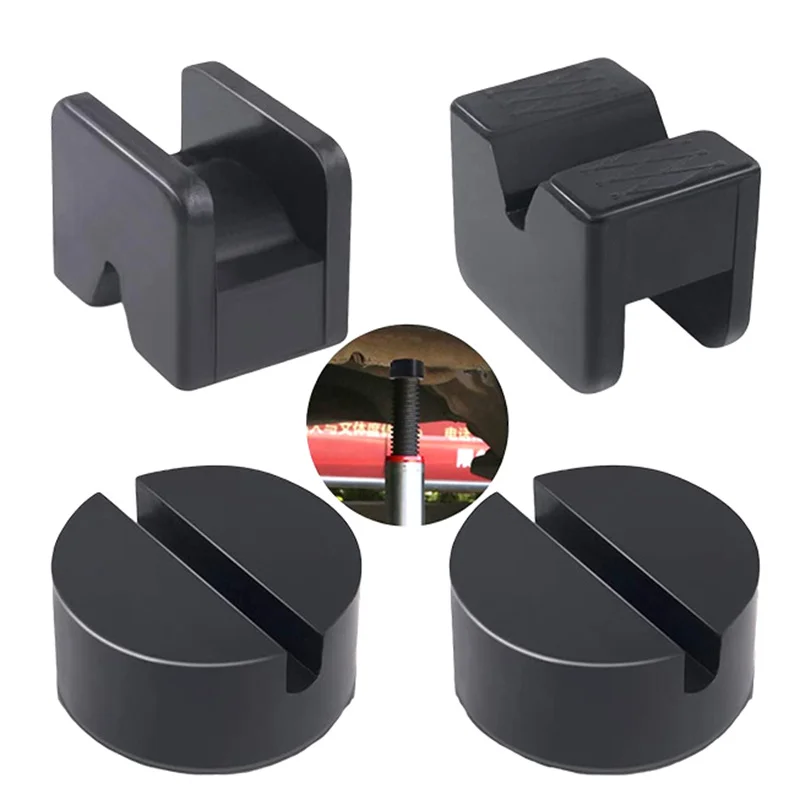1pcs Car Jack Rubber Pad Car Slotted Lift Jack Stand Rubber Pads ...