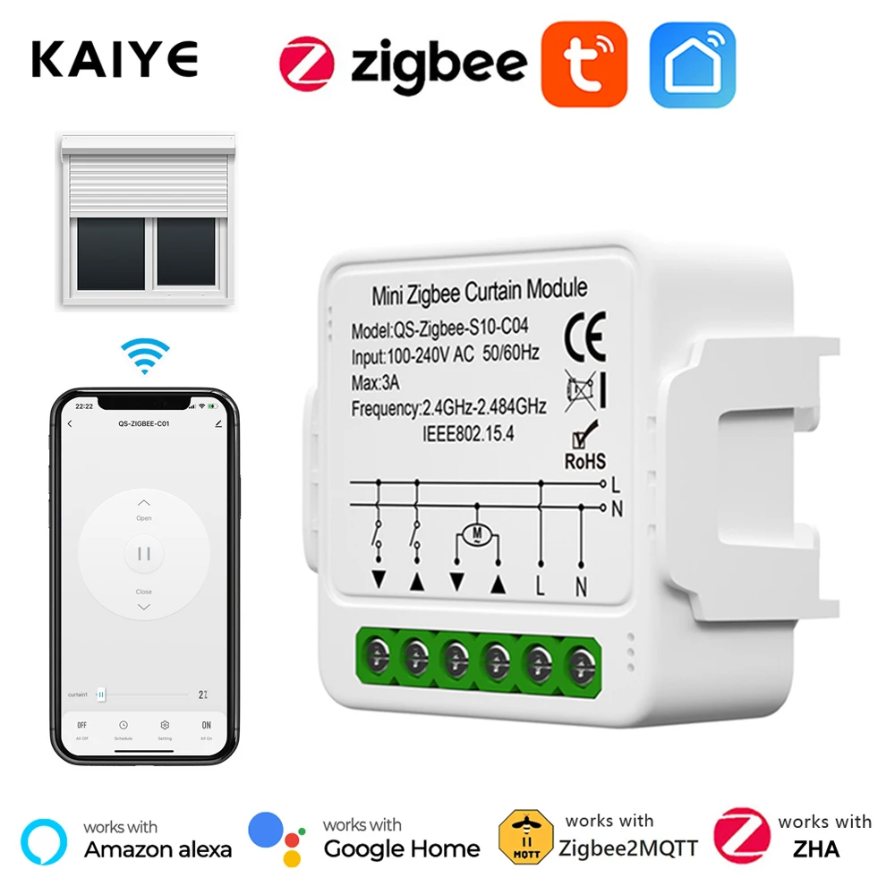 Tuya-ZigBee-Curtain-Blinds-Switch-Module-For-Roller-Shutter-Electric ...