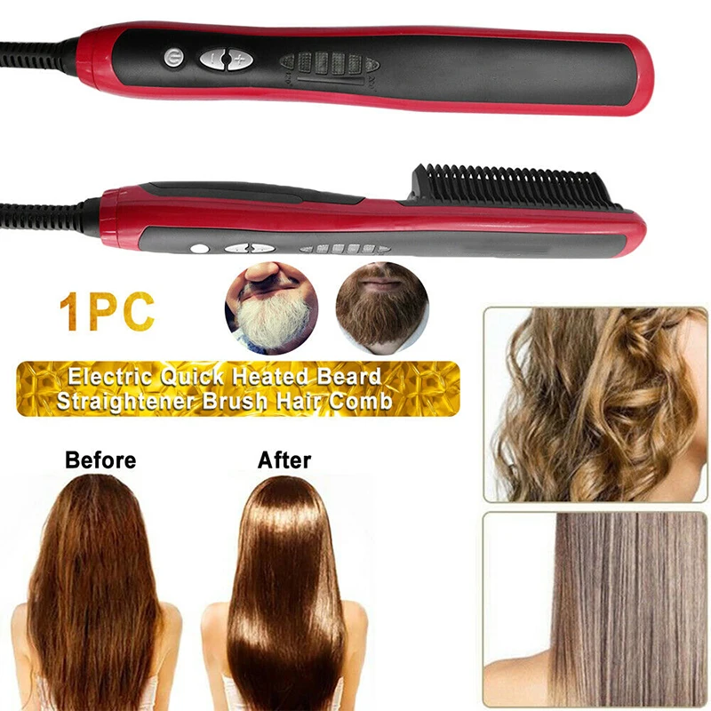 LISSEUR ,black au--Brosse À Lisser Professionnelle En Céramique Tourmaline , Bigoudi Et Lisseur ...