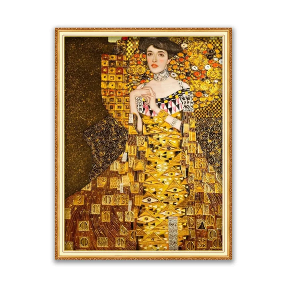 Klimt-DIY-Cross-Stitch-11CT-Embroidery-Kits-Craft-Needlework-Set ...