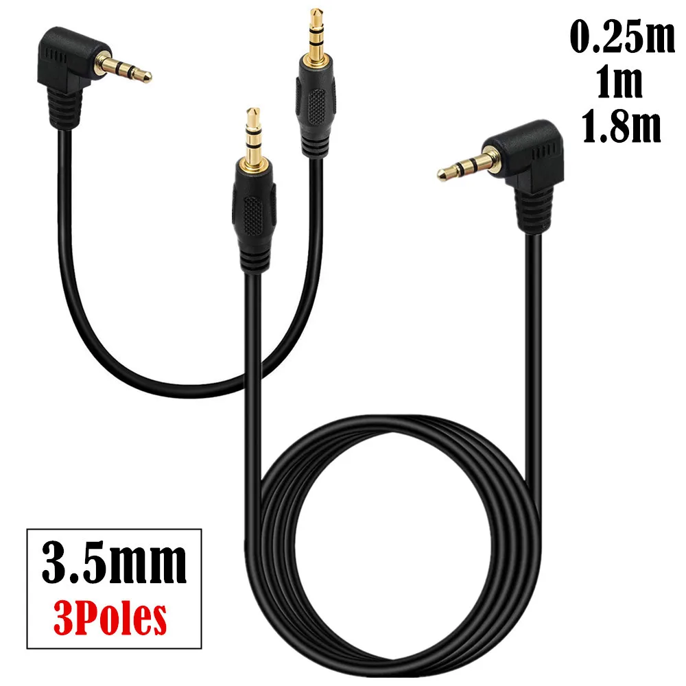 1-8-3-5mm-to-right-angle-plug-aux-audio-extension-dubbing-cable-0-25m
