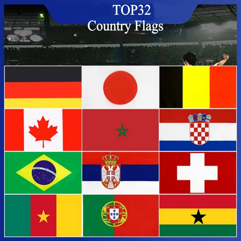 Banderas de países de todo el mundo, banderas de campo de equipos de ...